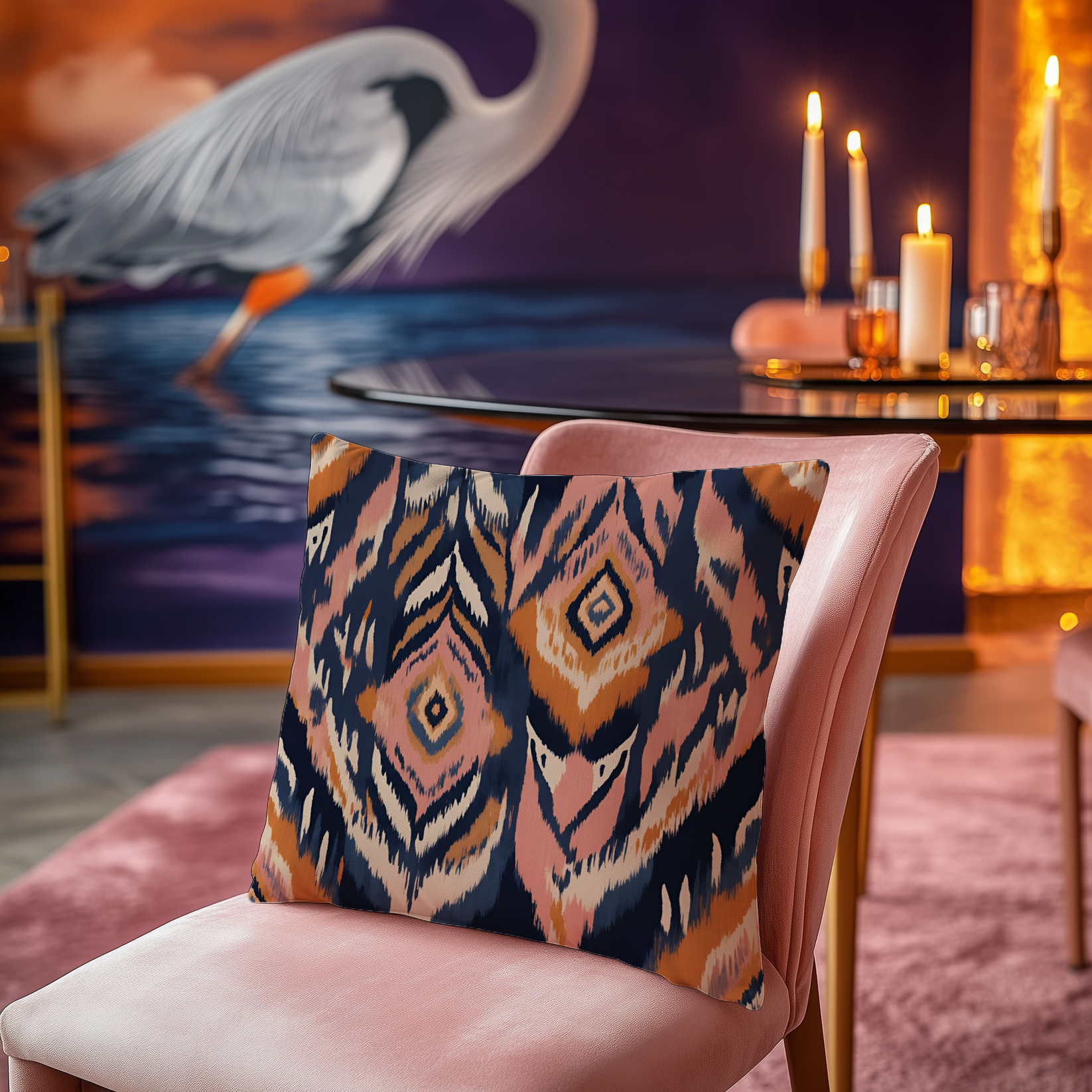 Purple & Orange Hues – Hannah Claire Creations